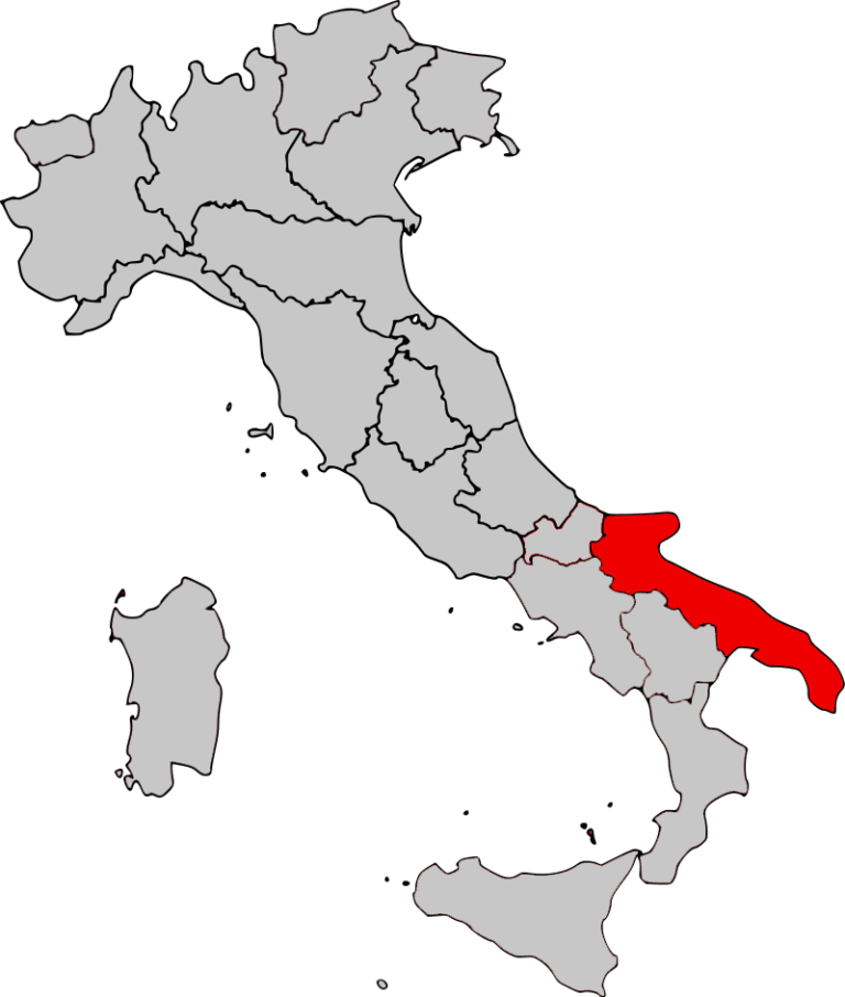 Apulia (Puglia) – atrakcje, zwiedzanie samochodem, trasy, mapa, zabytki ...