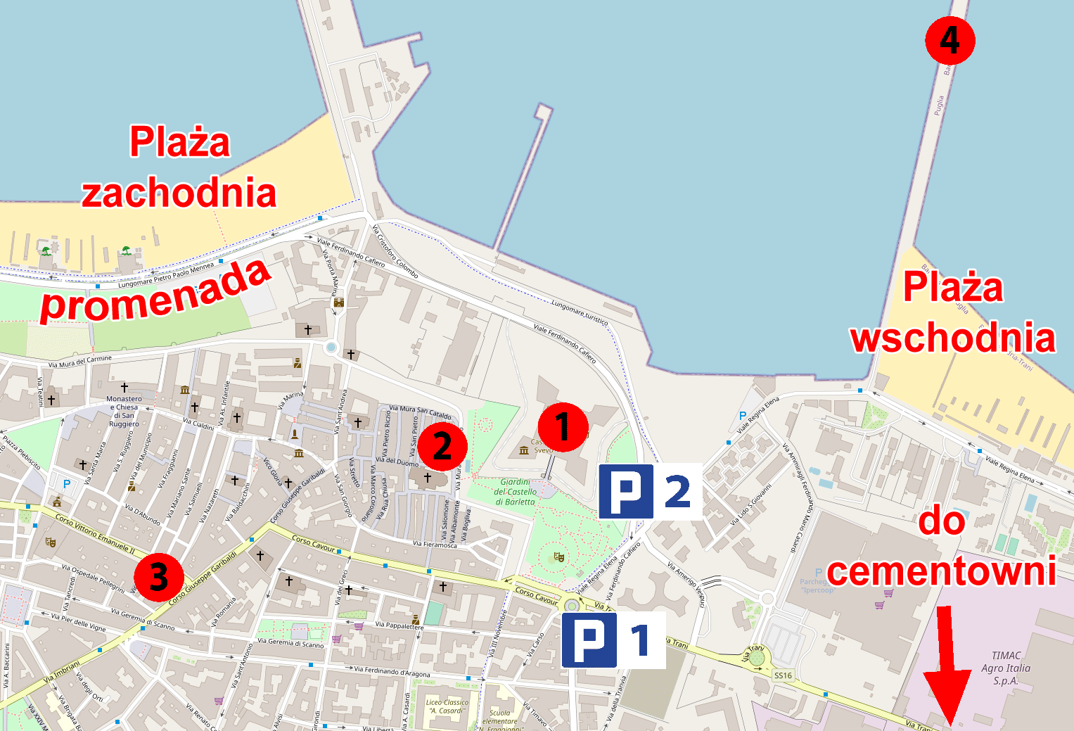 Michele Occhionero Barletta Italy Map