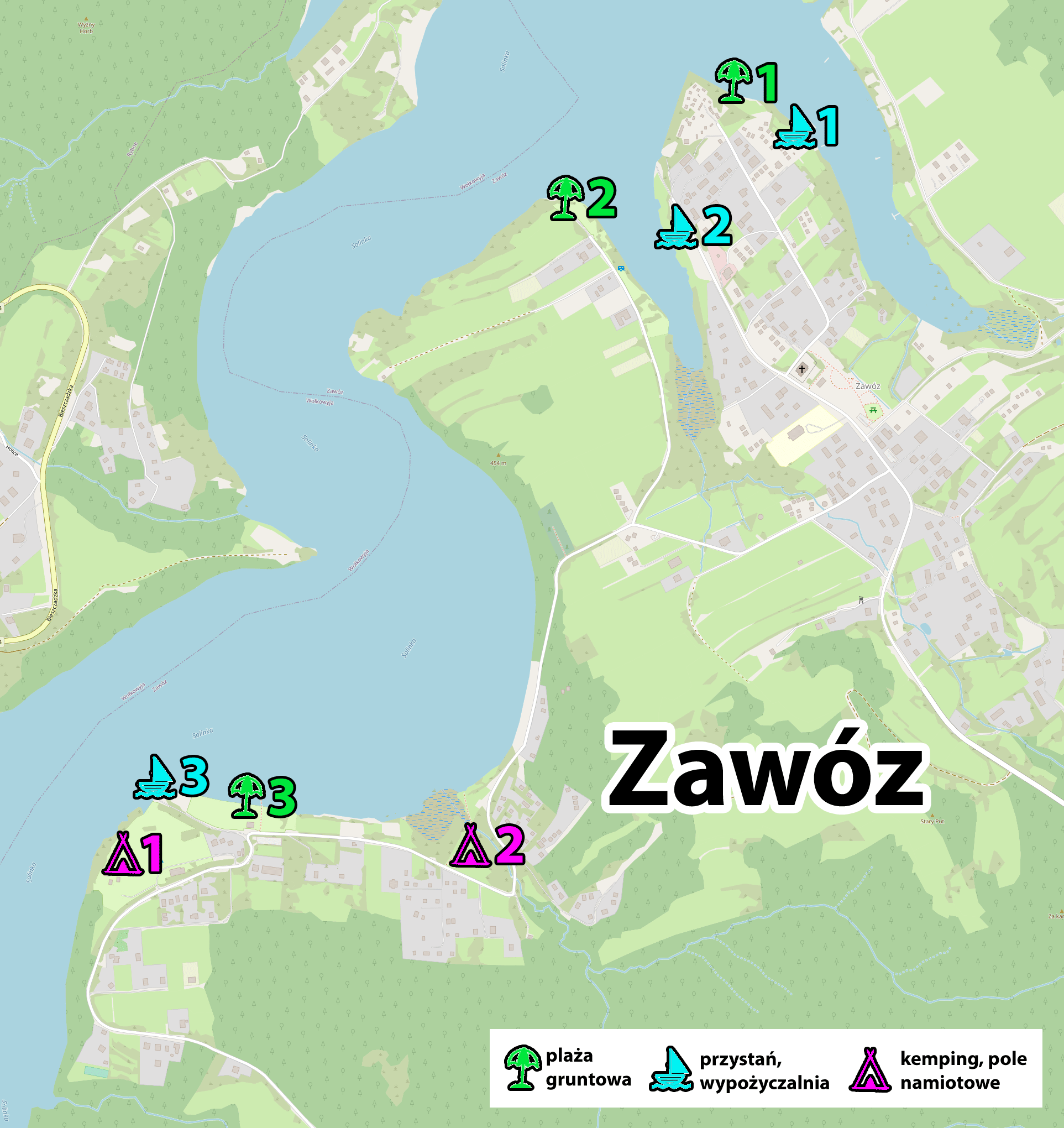 Solina and Lake Solina – accommodation, beaches, attractions. Where is ...