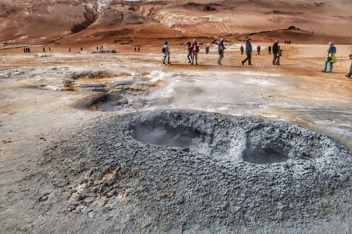 Hverir – obszar geotermalny jak z innej planety: zwiedzanie, parking ...