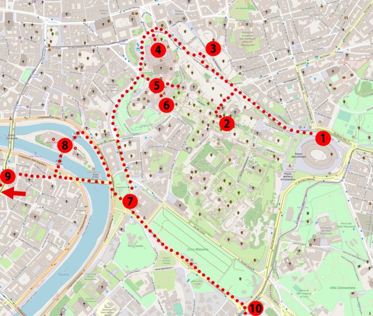 Rim: atrakcije i spomenici, karta i plan razgledavanja [2026] – vodič i ...