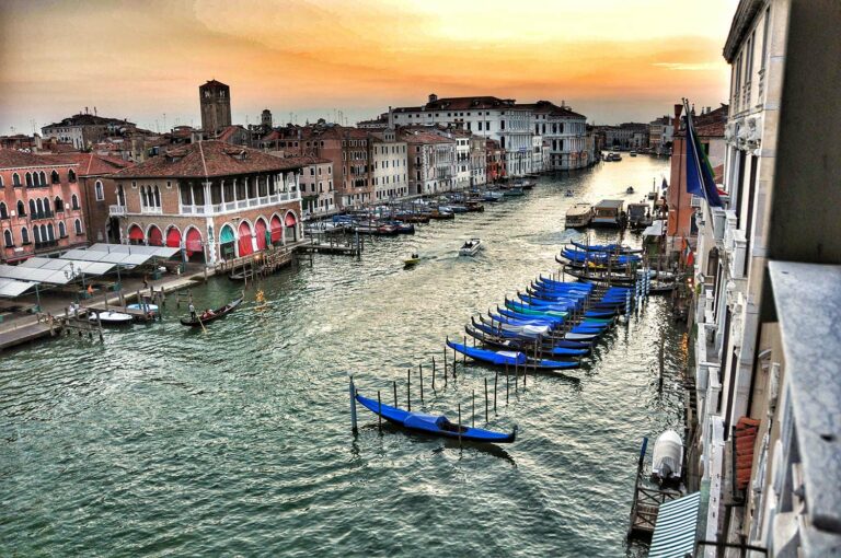 Венеция най големите забележителности карта план за разглеждане на забележителности