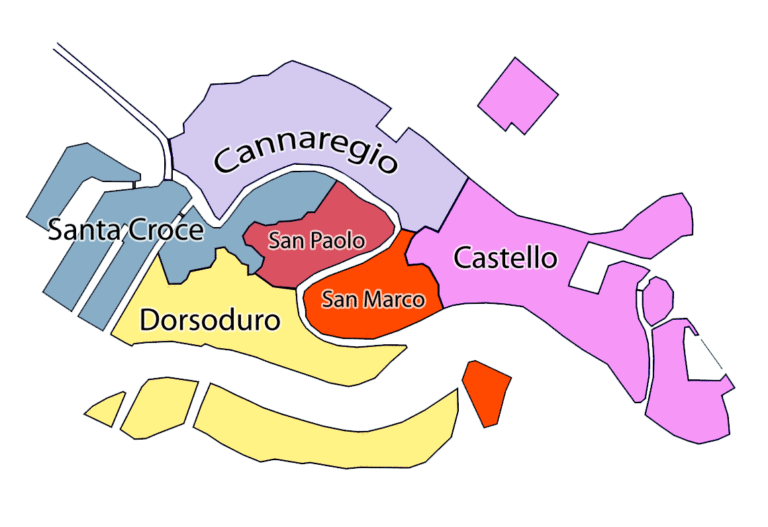 Venecija: najveće atrakcije (mapa, plan razgledavanja, spomenici ...