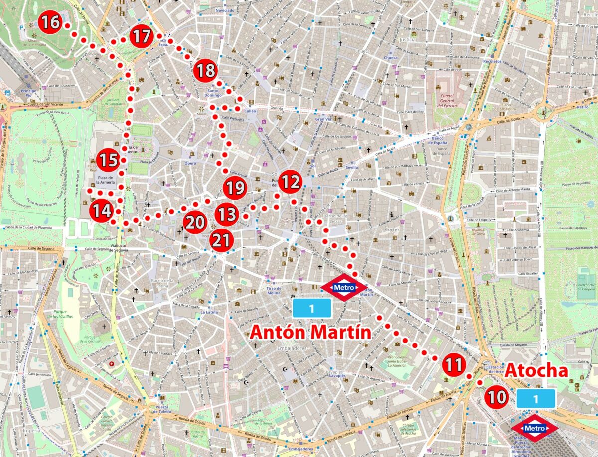 Piano turistico di Madrid - mappa, biglietti, attrazioni, monumenti ... Piano turistico di Madrid - mappa, biglietti, attrazioni, monumenti ...