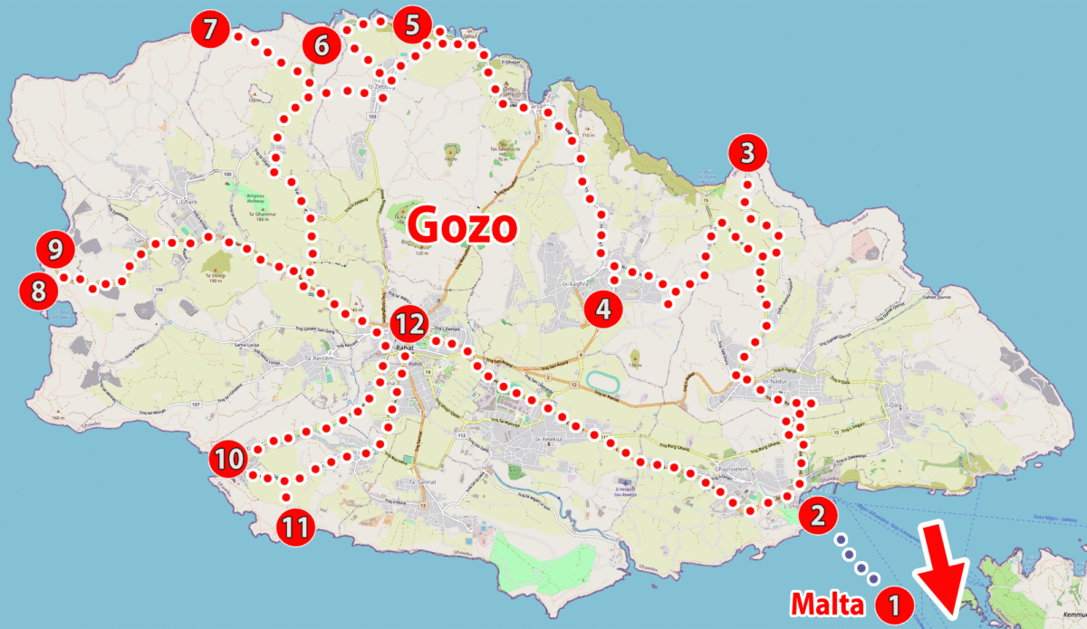 Gozo – attractions, map, sightseeing plan, tours, most beautiful places ...