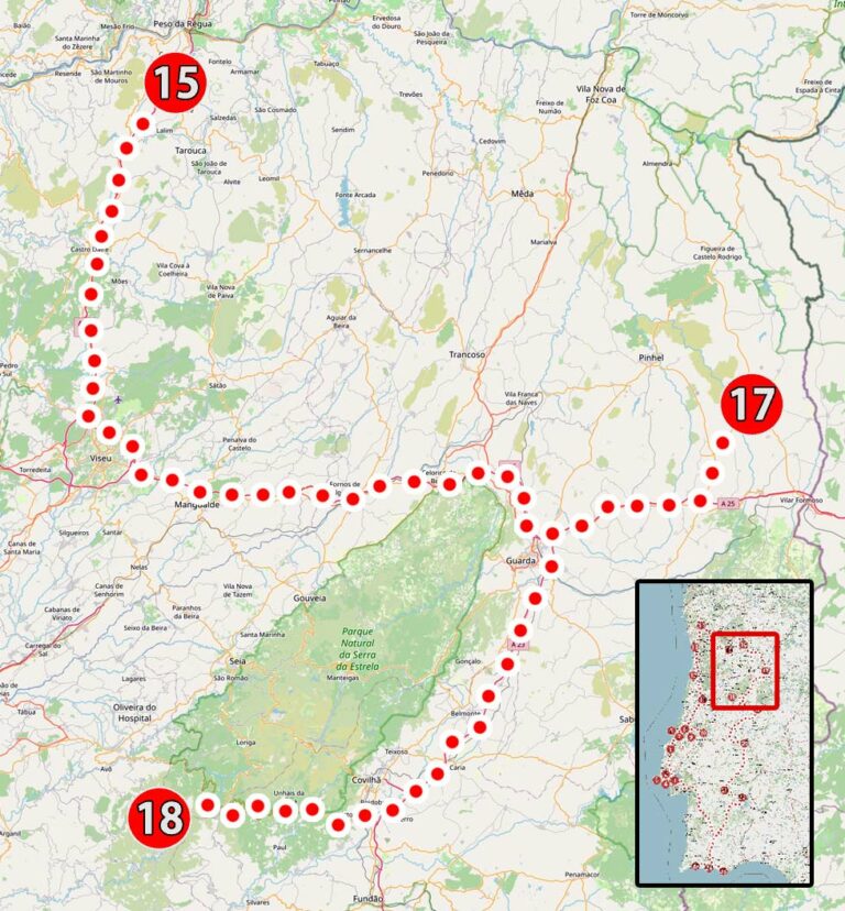 Португалия атракции карта план за разглеждане на забележителности турове най красивите