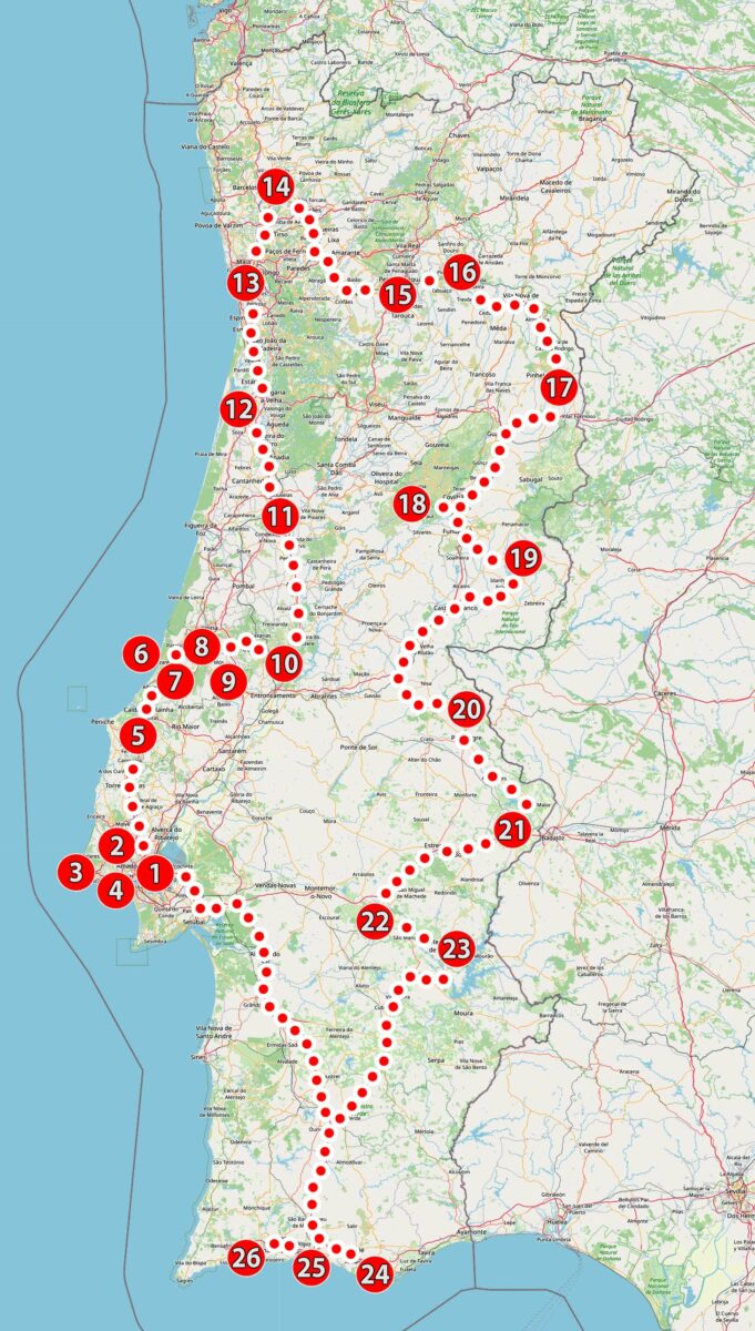 Portugalia – atrakcje, mapa, plan zwiedzania, wycieczki, najpiękniejsze ...