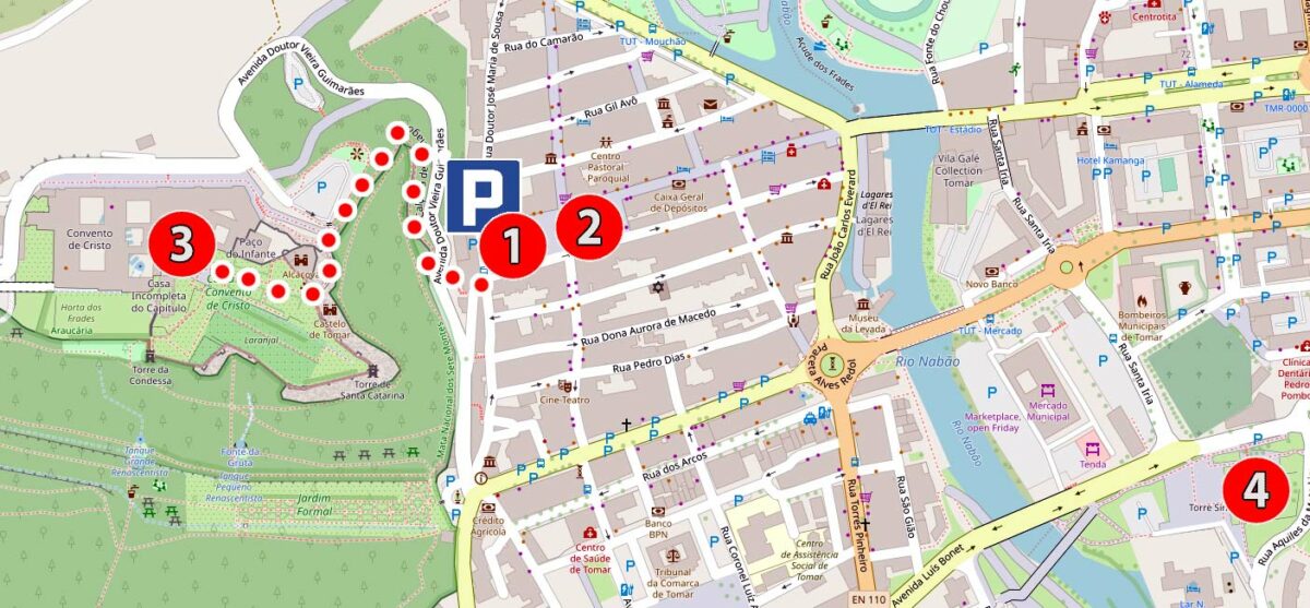 Tomar – directions, map, parking, sightseeing, interesting facts ...