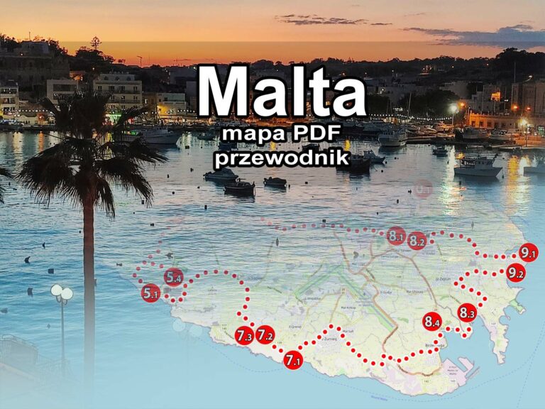 Malta map: attractions, access routes, GPS data [download] – Gancarczyk
