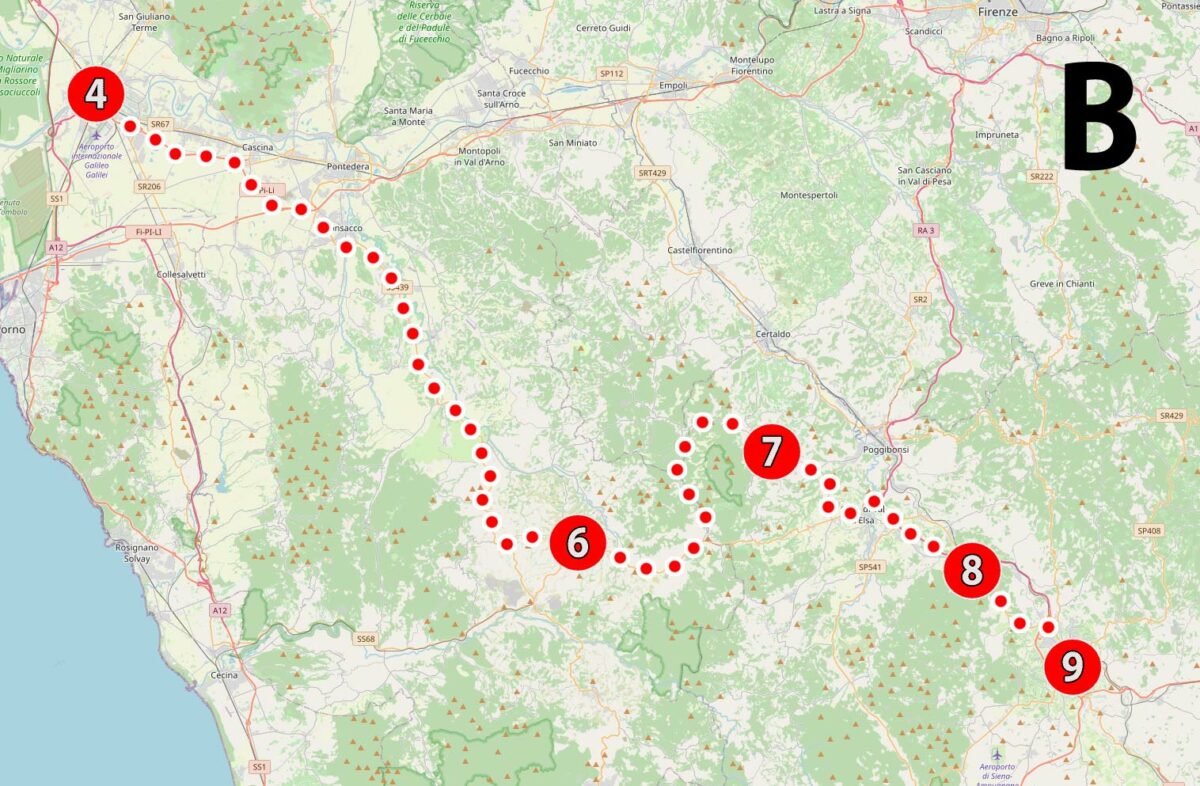 Toskania – mapa, atrakcje, plan zwiedzania, wycieczki, najpiękniejsze ...