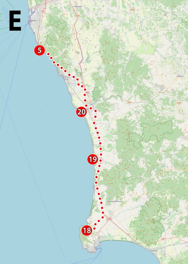 Toscane – carte, attractions, itinéraire touristique, excursions, les ...