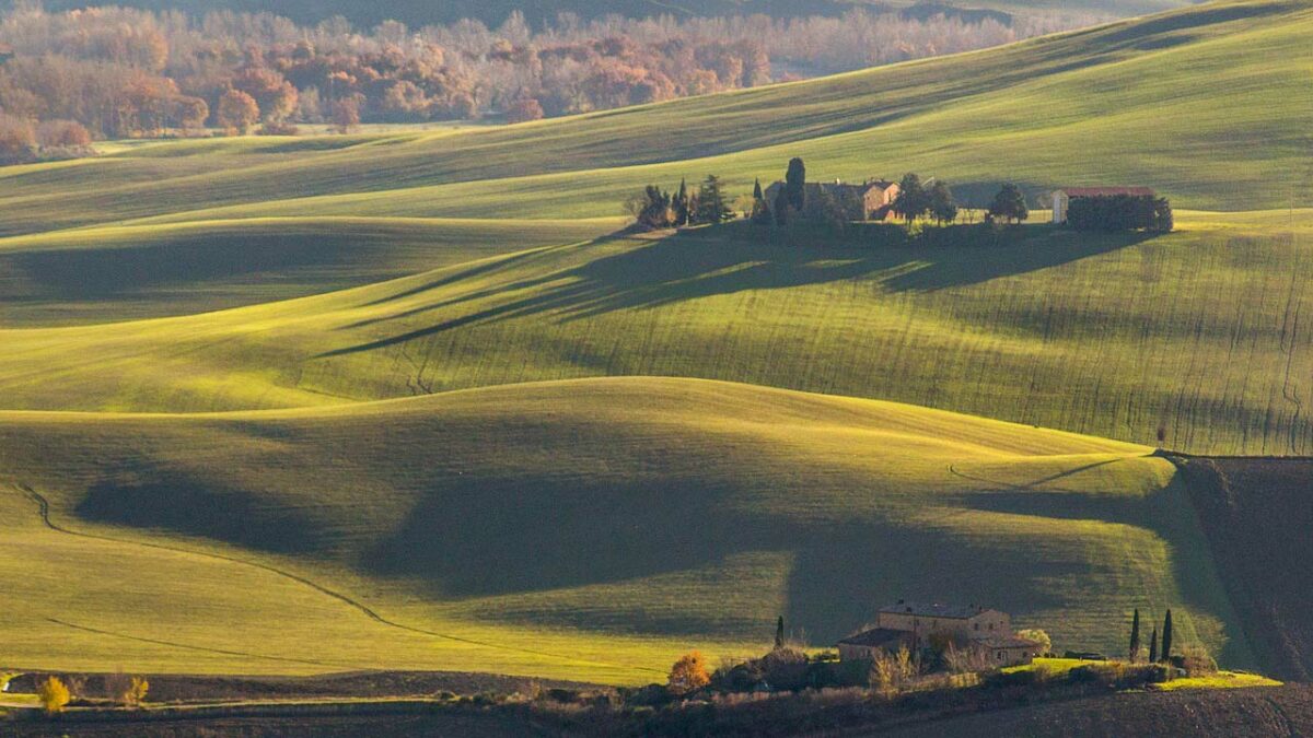 Val d'Orcia (map) – the most beautiful viewpoints in Tuscany – Gancarczyk