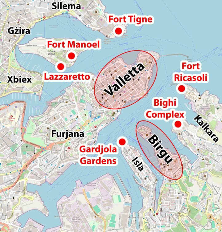Valletta and Birgu: Top Attractions (Map, Tour Plan, Tickets ...