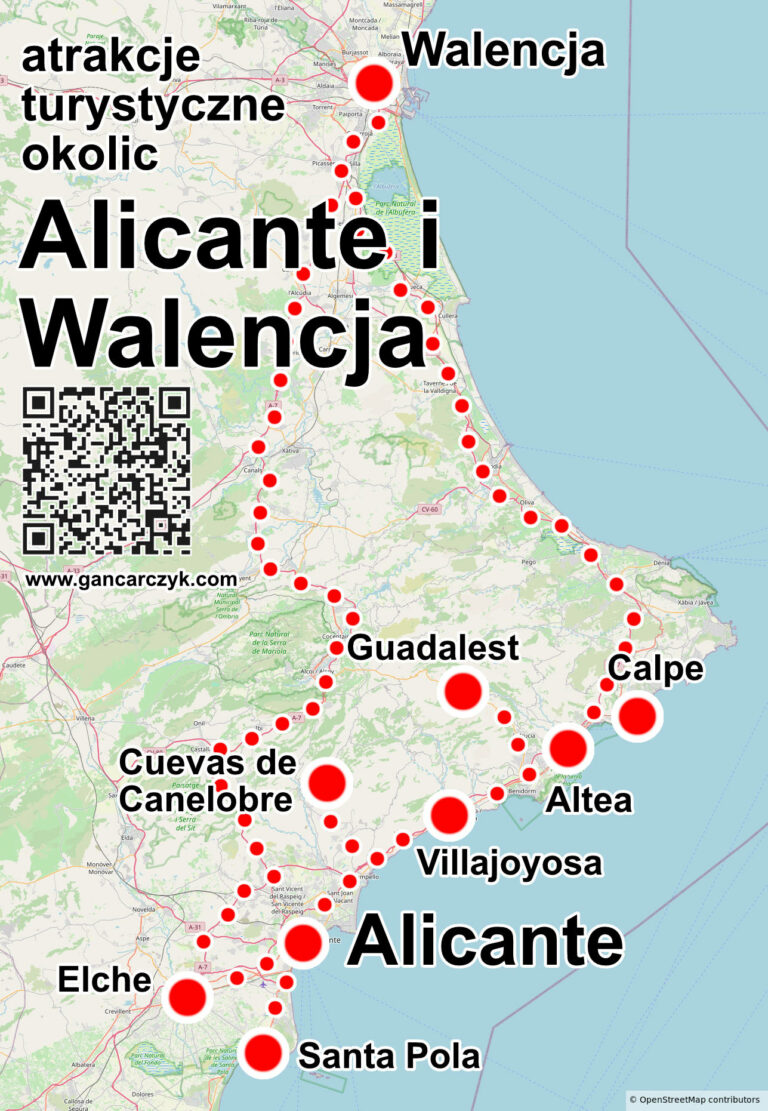 Alicante i okolice: atrakcje (mapa, plan zwiedzania, noclegi ...
