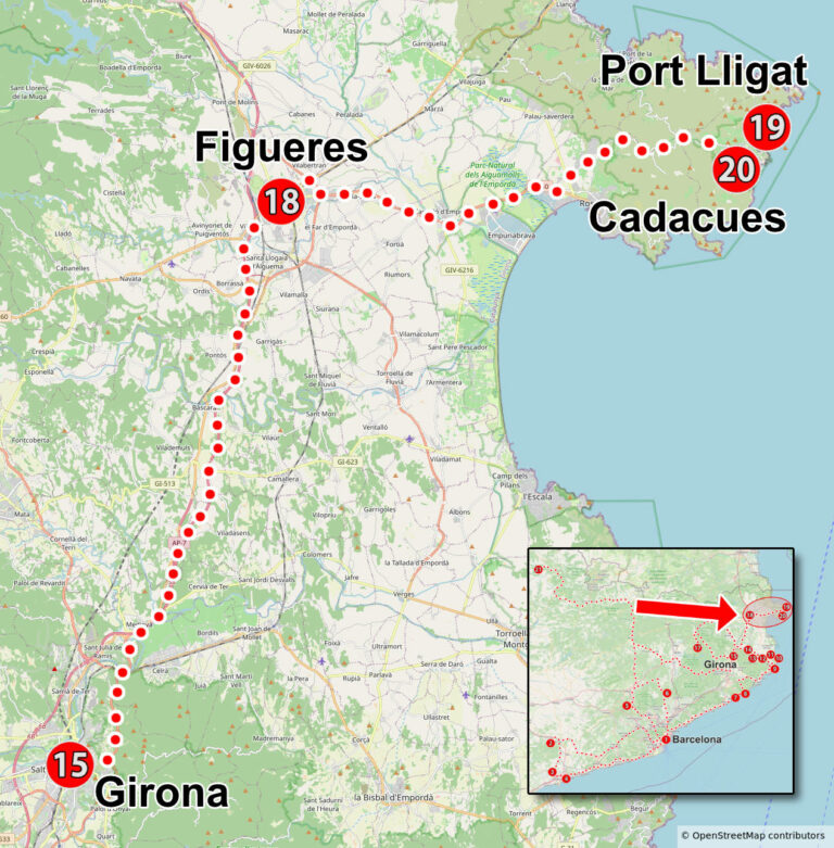 Catalogne : les meilleures attractions (carte, plan de visite ...