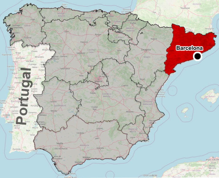 Catalogne : les meilleures attractions (carte, plan de visite ...